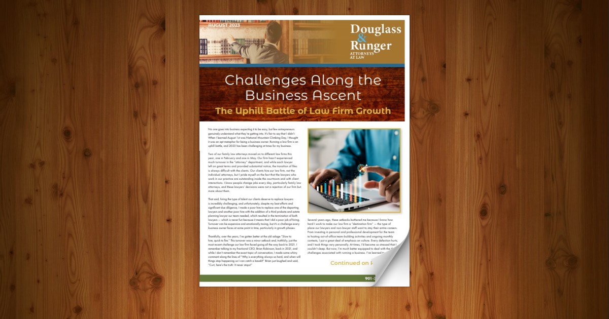 Douglass & Runger - August 2023