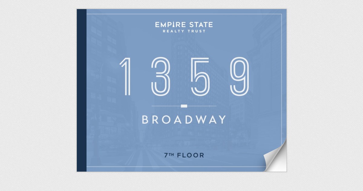 1359 Broadway Tour Book - 7th Floor