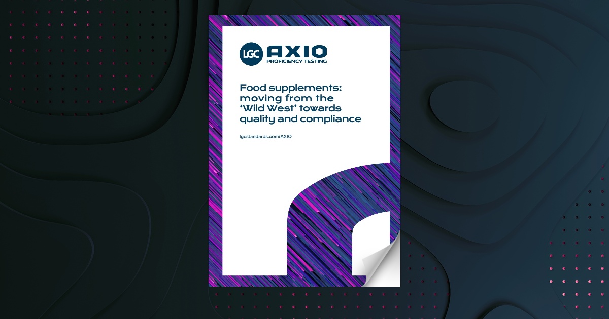 LGC AXIO Proficiency Testing | Food Supplements (ON24)