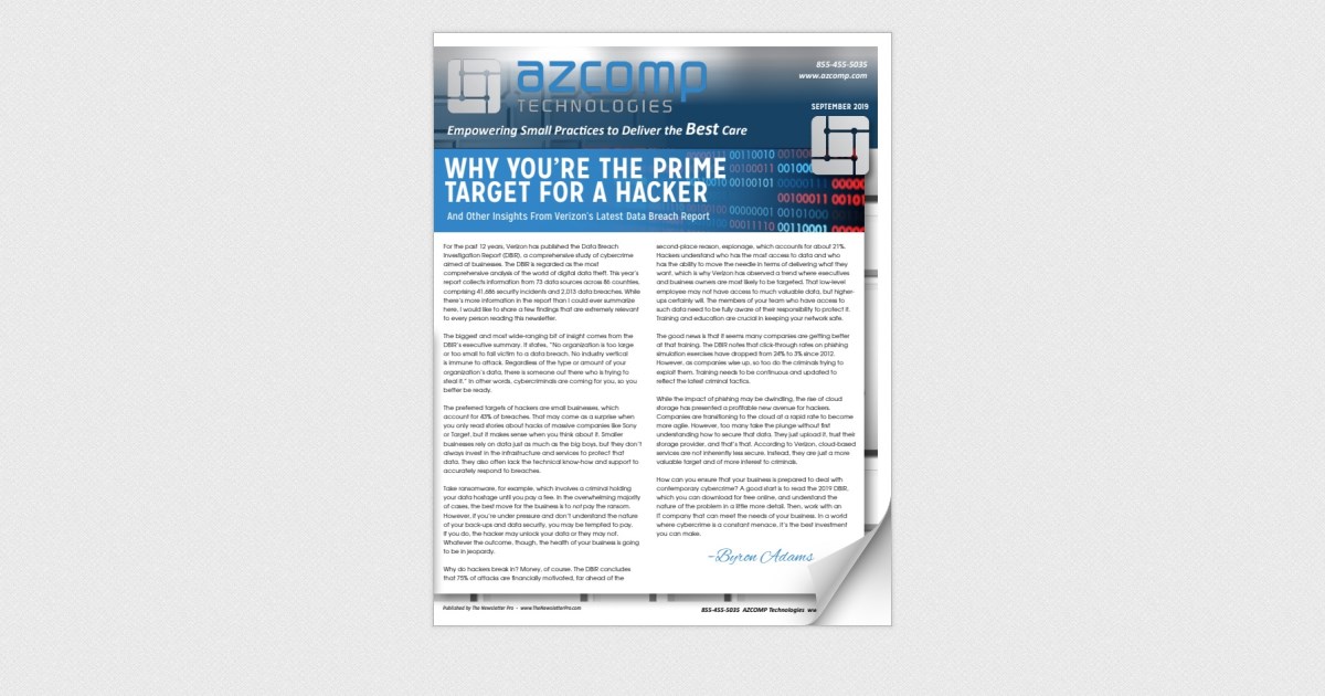 AZCOMP Technologies September 2019