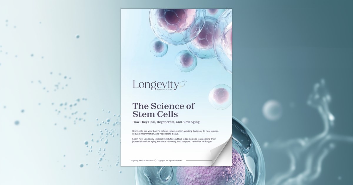 Longevity Medical Institute: Stem Cell Education Made Simple