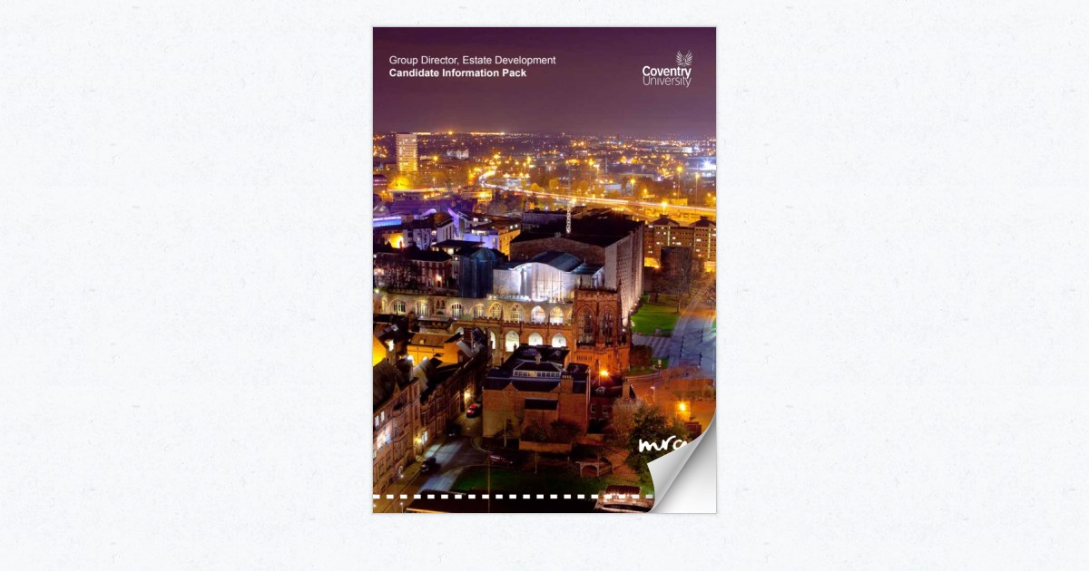 Coventry University_Group Director, Estate Development - Page 2