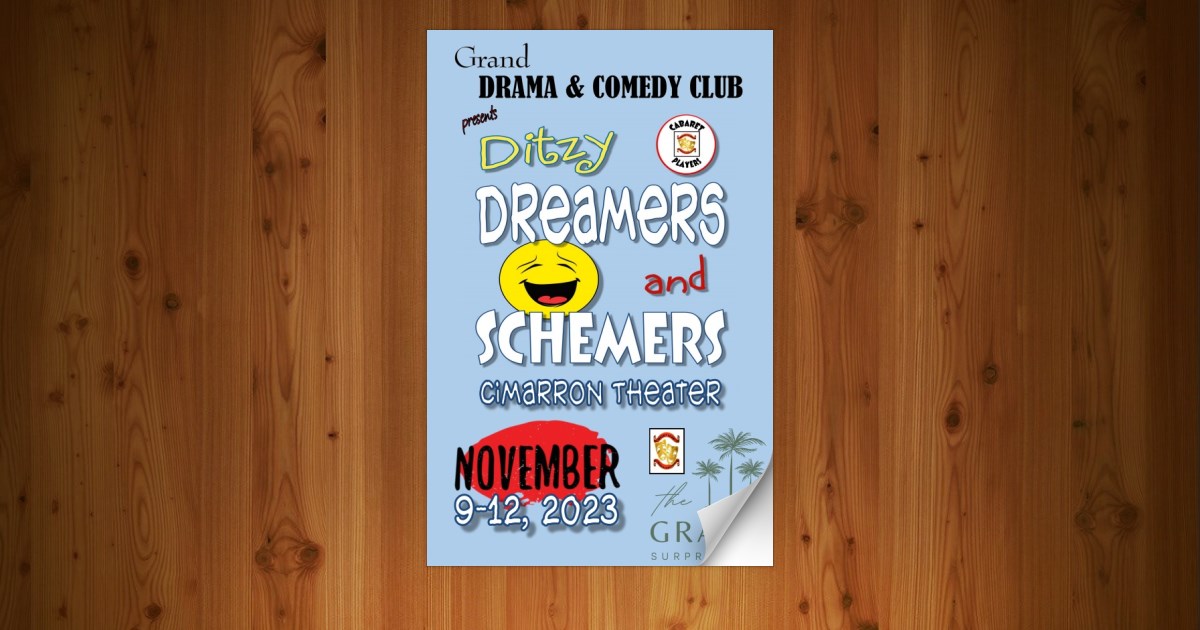 DITZY DREAMERS & SCHEMERS - PROGRAM