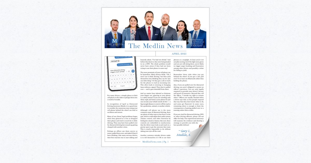 Medlin Law Firm - April 2025