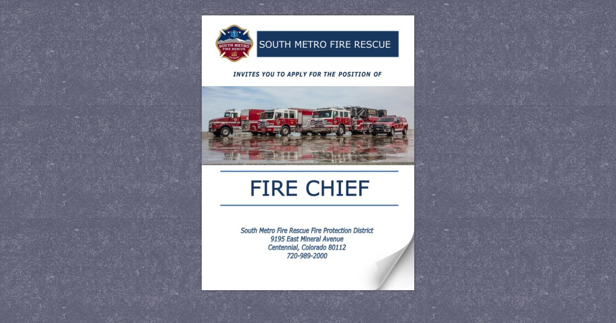 SMFR Fire Chief Brochure
