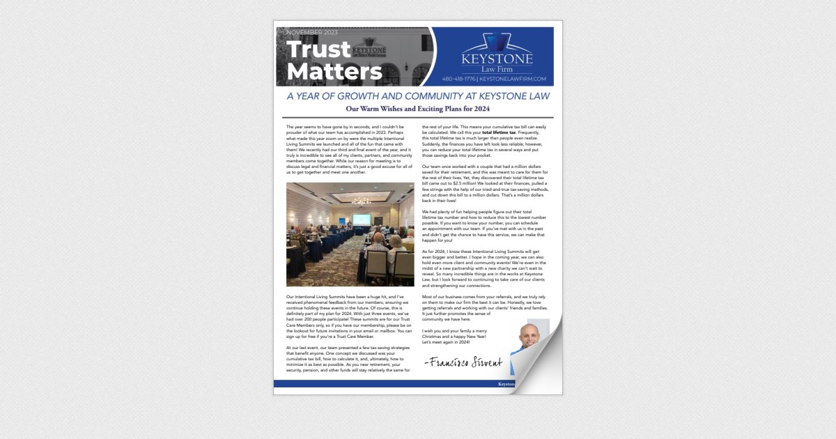 Keystone Law Firm - November 2023