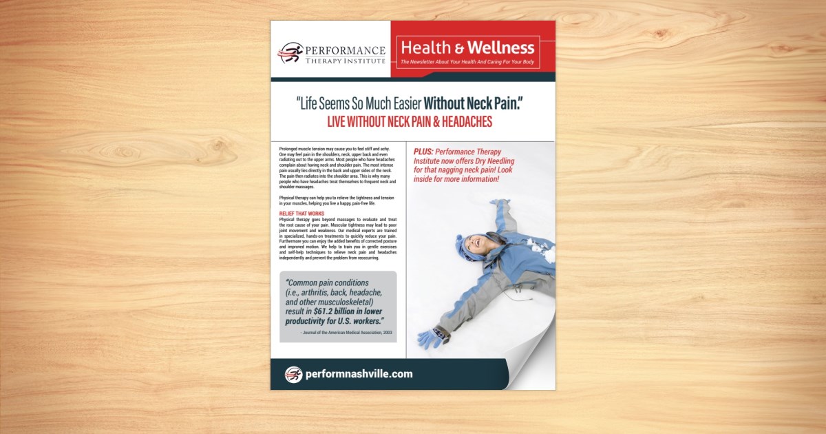 Live Without Neck Pain & Headaches