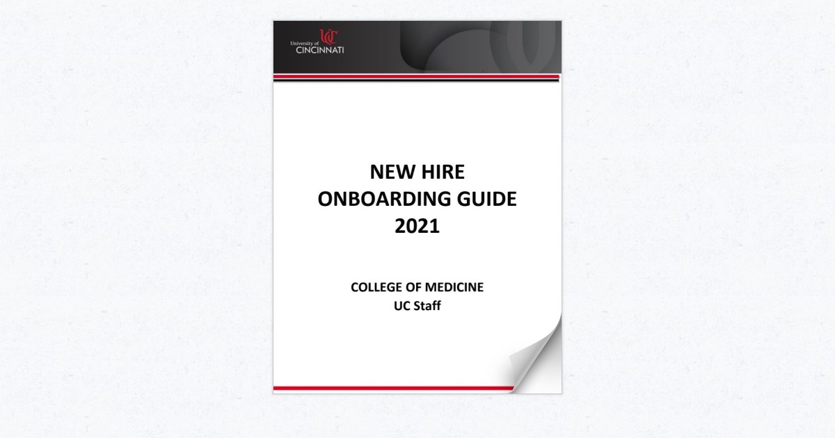 UC Only Staff Onboarding Binder 2021