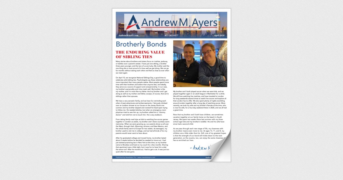 Andrew Ayers - April 2024