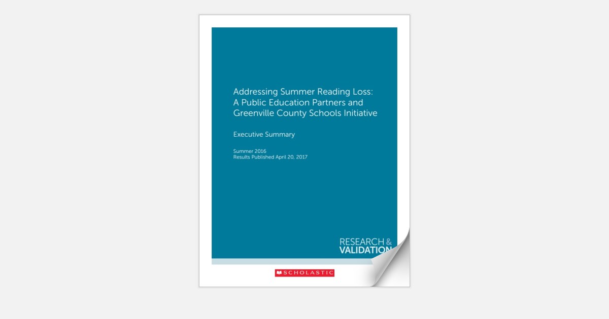 Research & Validation | Addressing Summer Reading Loss - Page ii