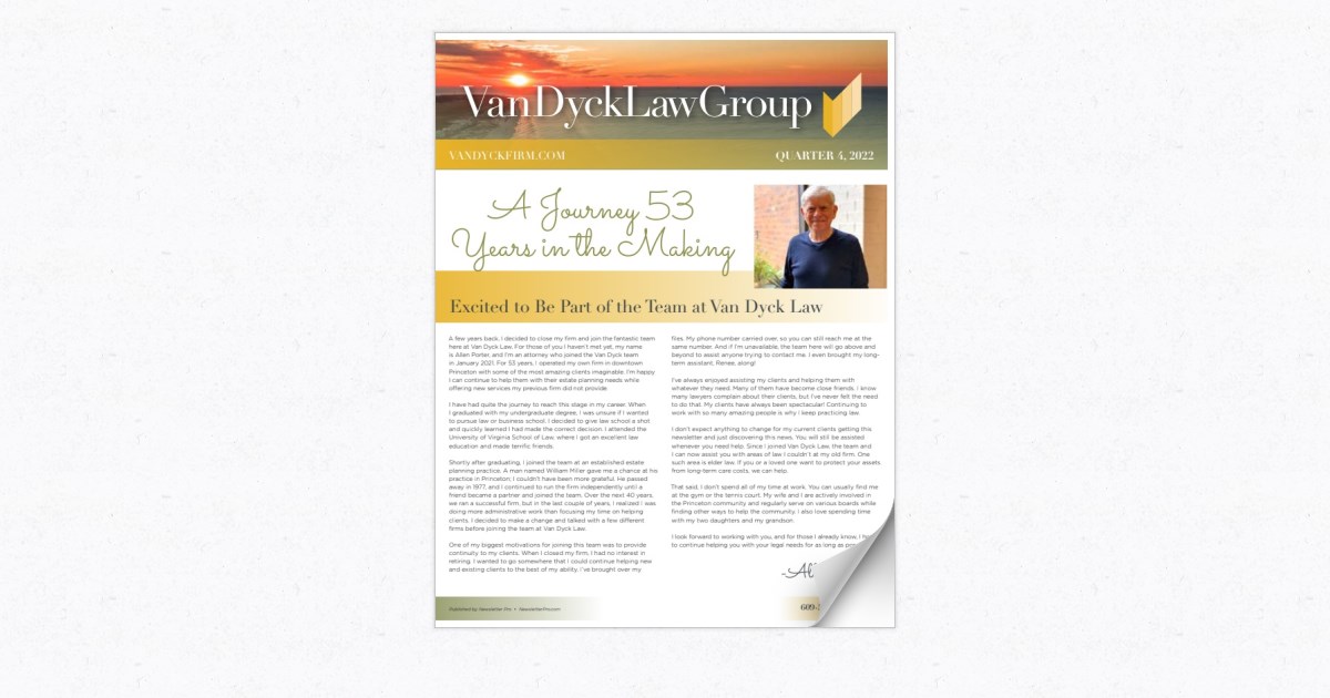 Van Dyck Law Group - 4th Quarter, 2022