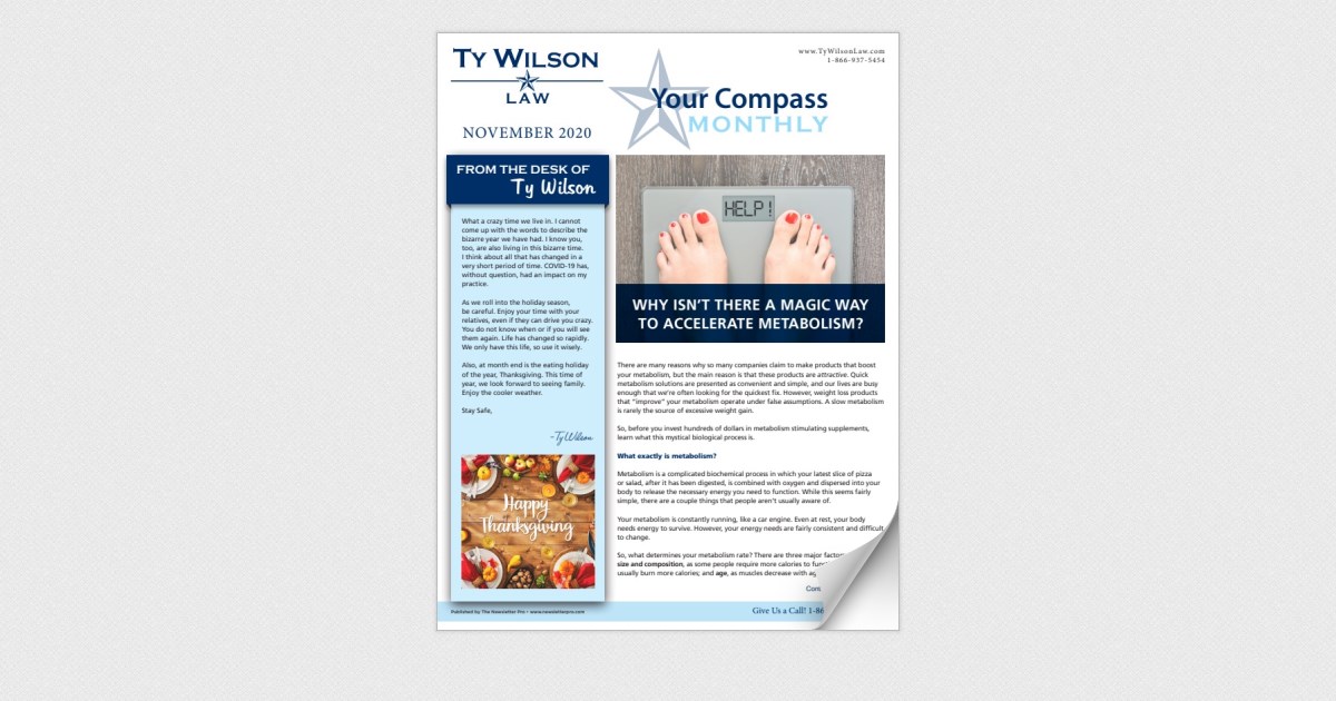 Ty Wilson Law - November 2020