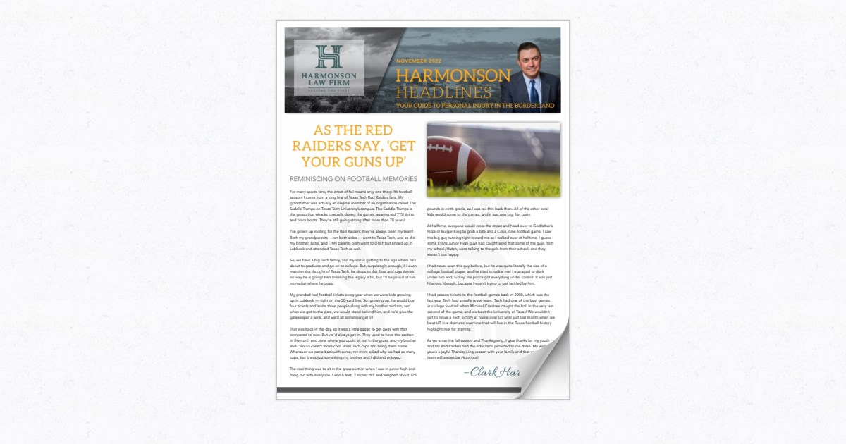 Harmonson Law Firm - November 2022