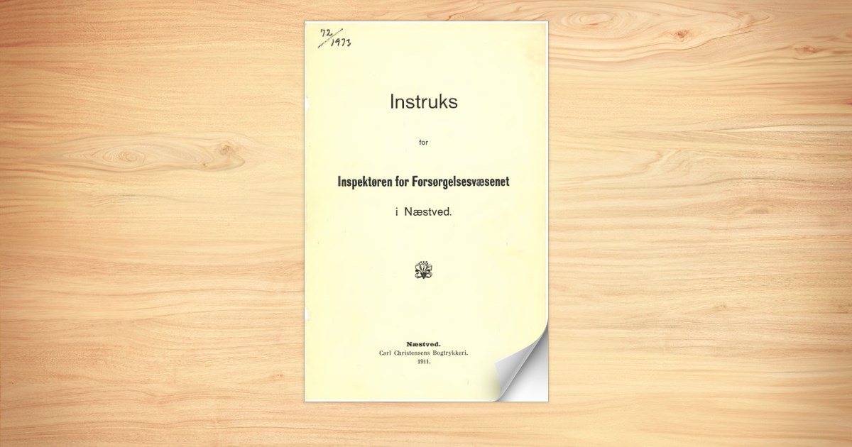Instruks for Inspektøren for Forsørgelsesvæsenet i Næstved … - Page 2