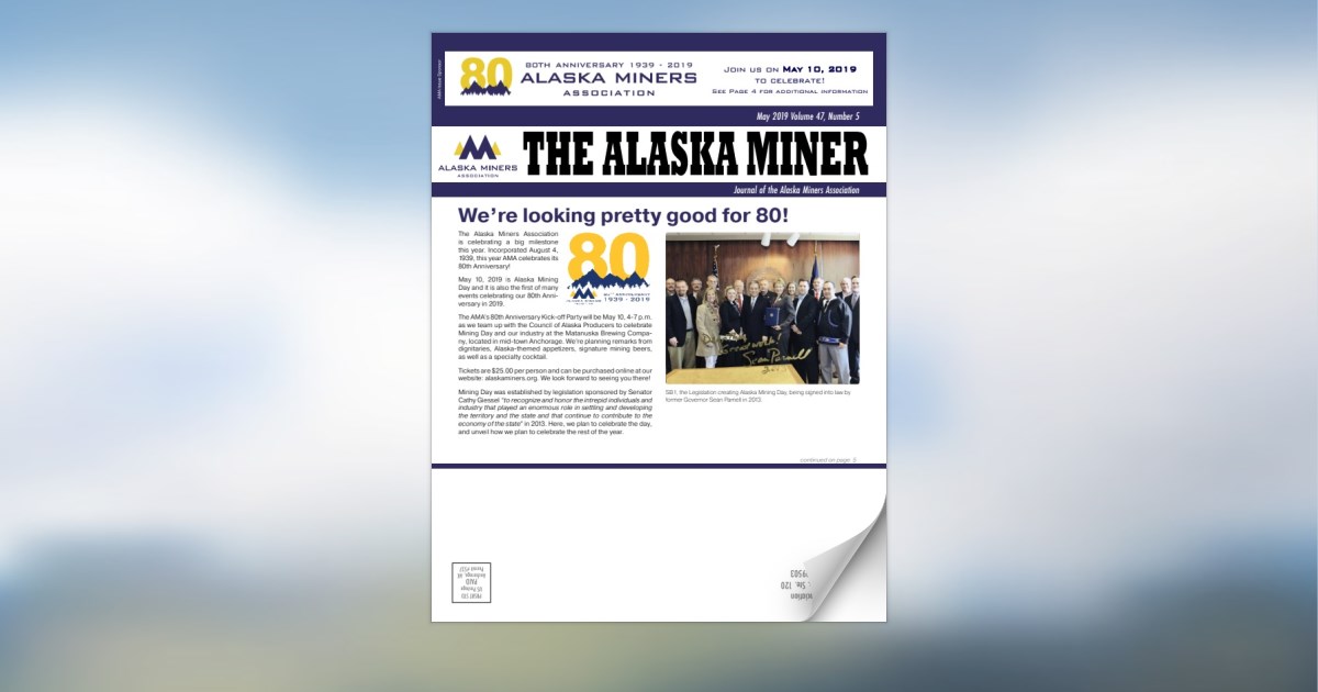 Alaska Miners Journal, May 2019