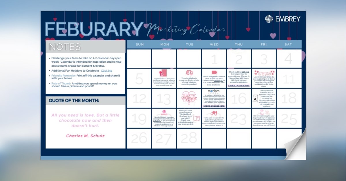 EMS February - Marketing Calendar (Onsite)