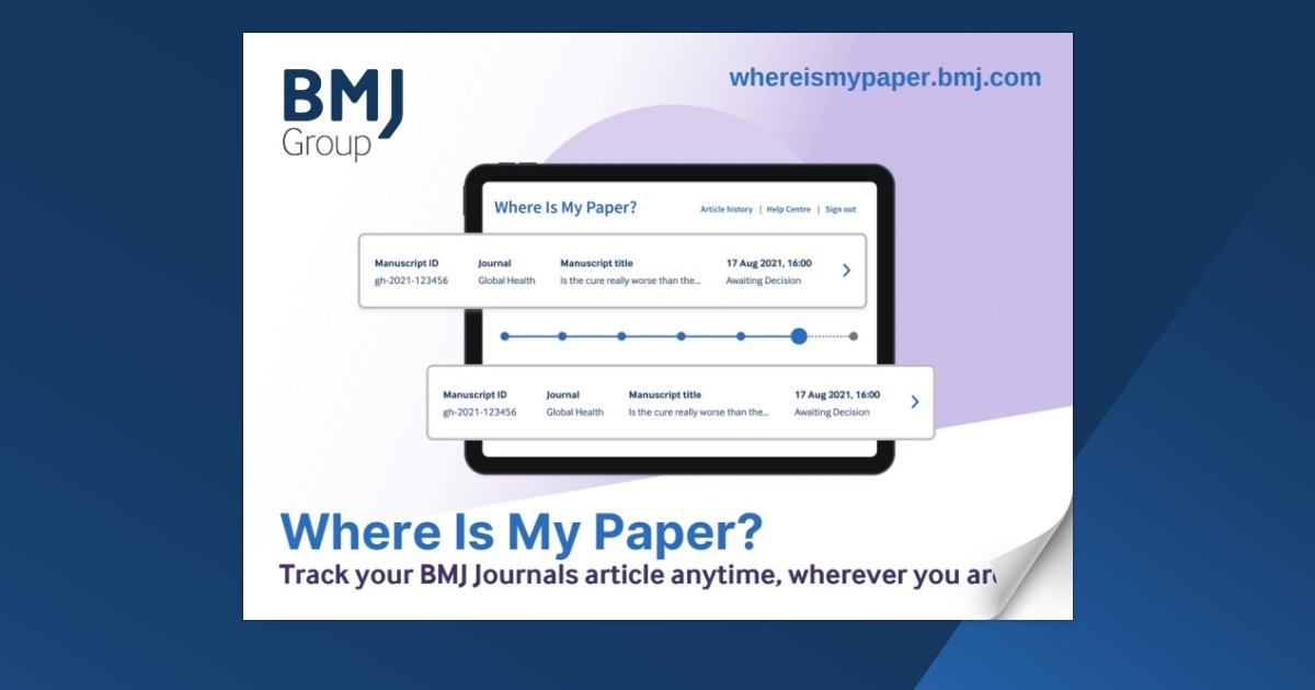 - Where is my paper?