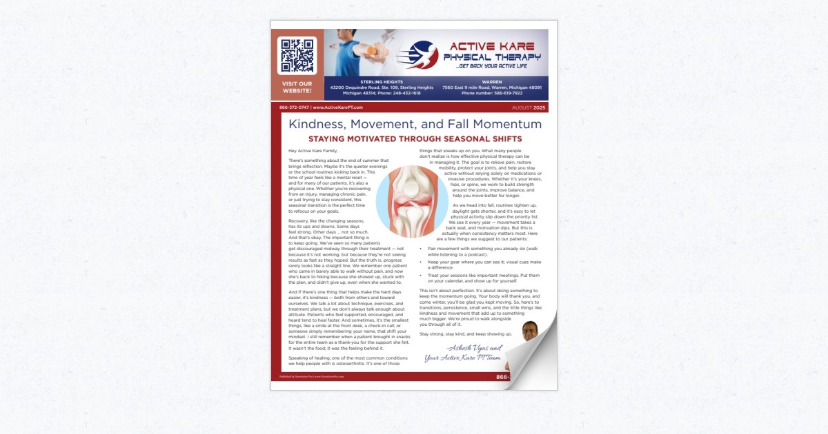 Active Kare Physical Therapy - August 2025