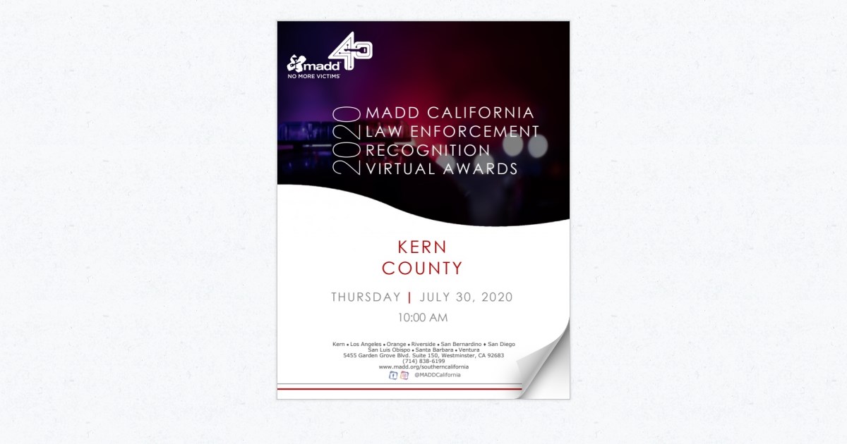 MADD California LER Program Book 2020 - Kern - Page 2