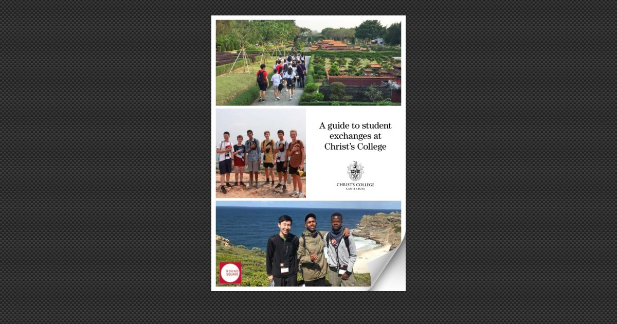 A guide to student exchanges at Christ's College