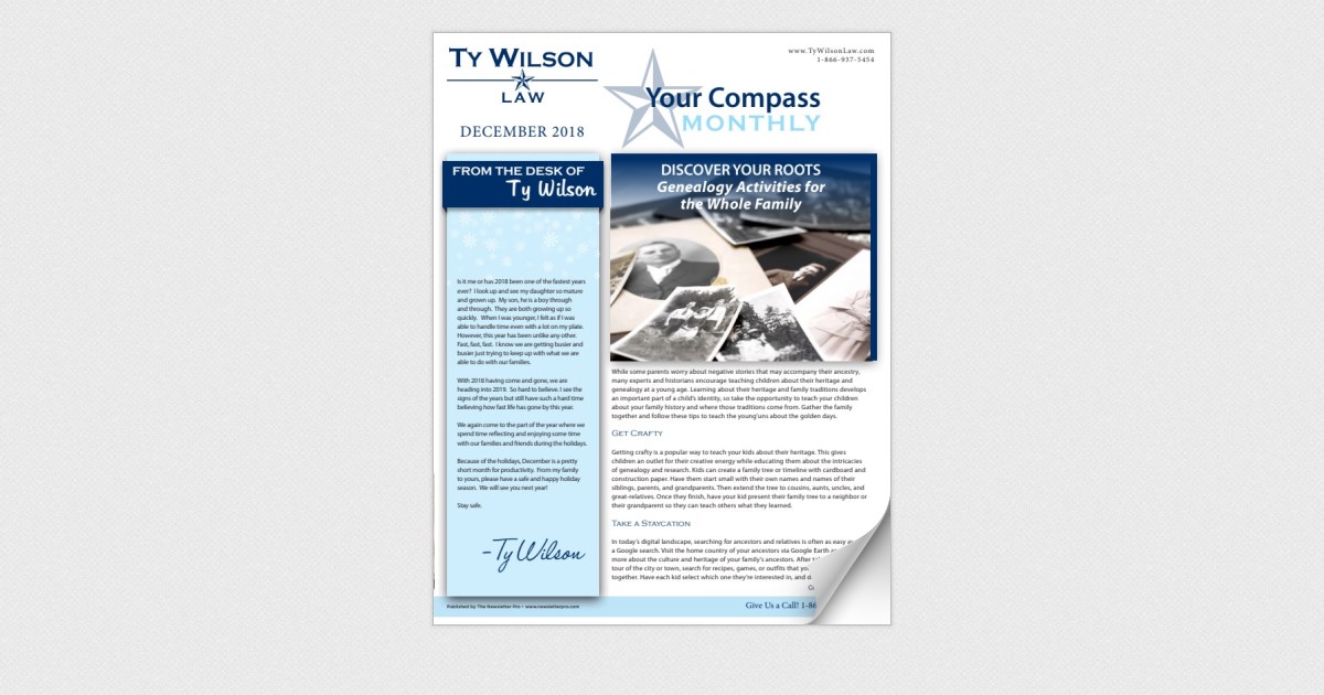 Ty Wilson Law December 2018