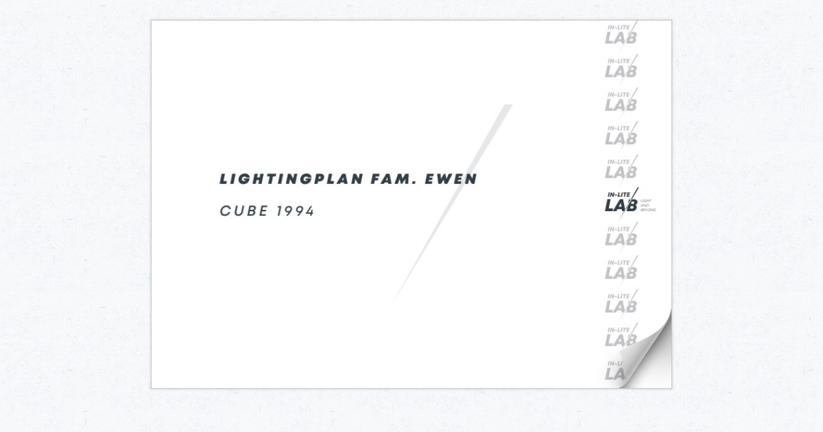in-lite LAB Lightingplan Cube Fam Ewen