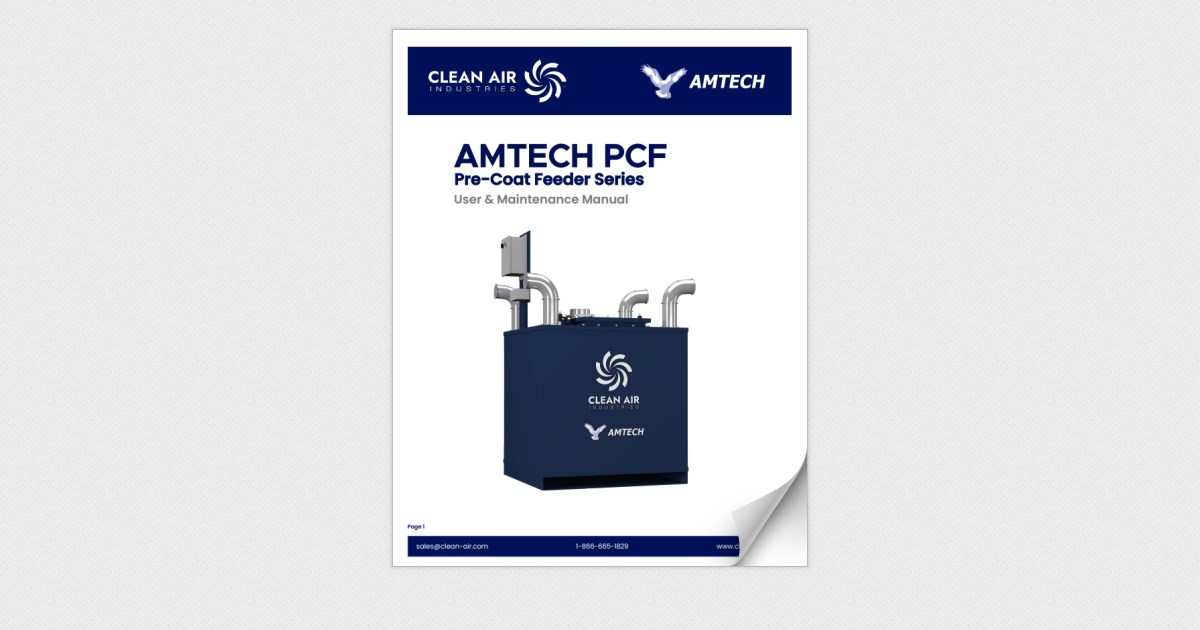Amtech PCF Pre-Coat Feeder Series by Clean Air Industries