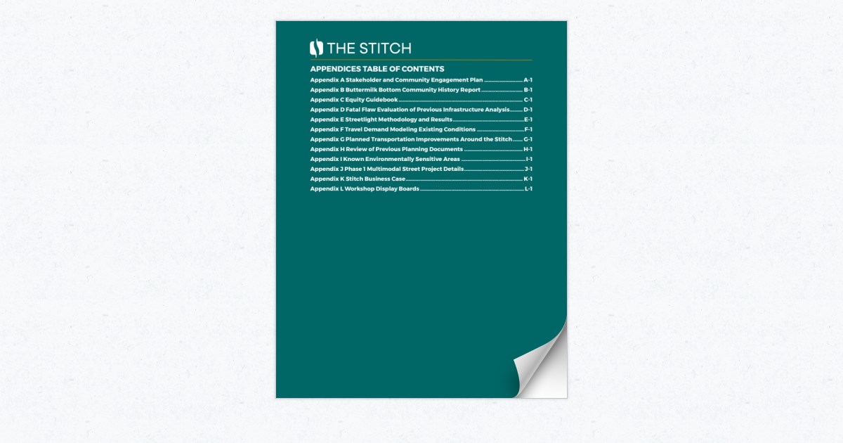 The Stitch Master Plan Appendices 1&2