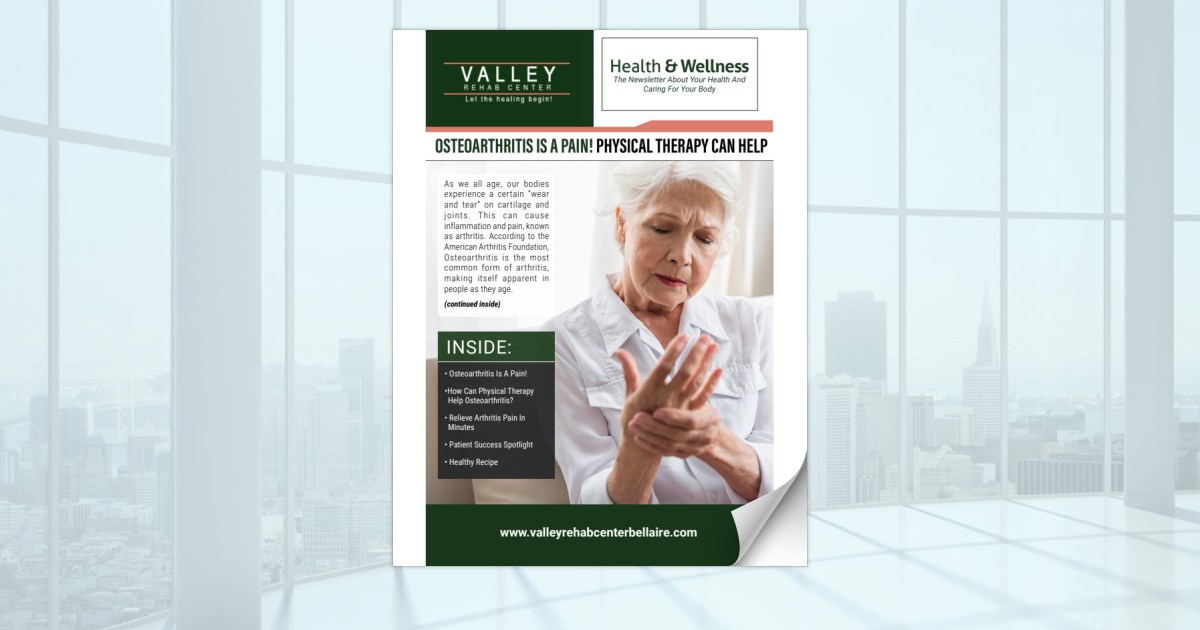 Valley Rehab Center: Arthritis Pain Relief
