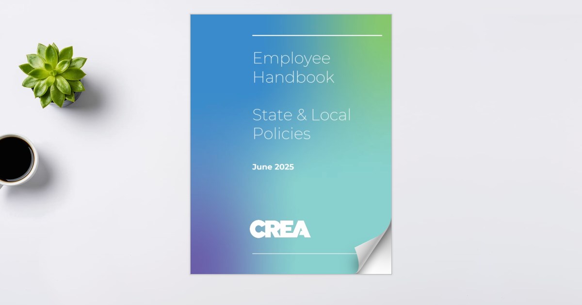 CREA Employee Handbook - State and Local Policies (Updated