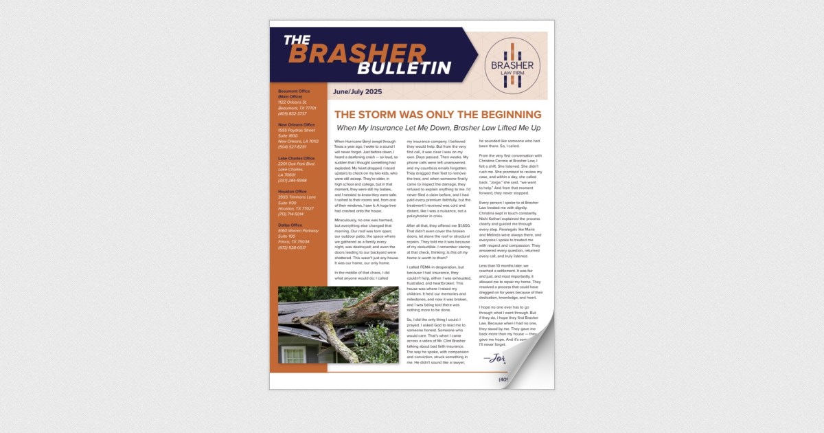 Brasher Law Firm - June/July 2025