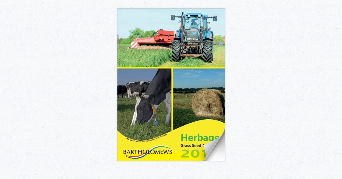 Herbage Grass Seed Mixtures 2018 web