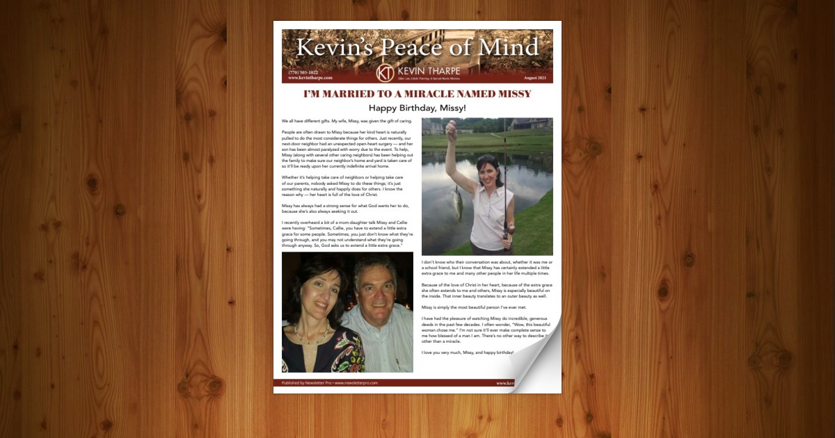 Kevin Tharpe - August 2021