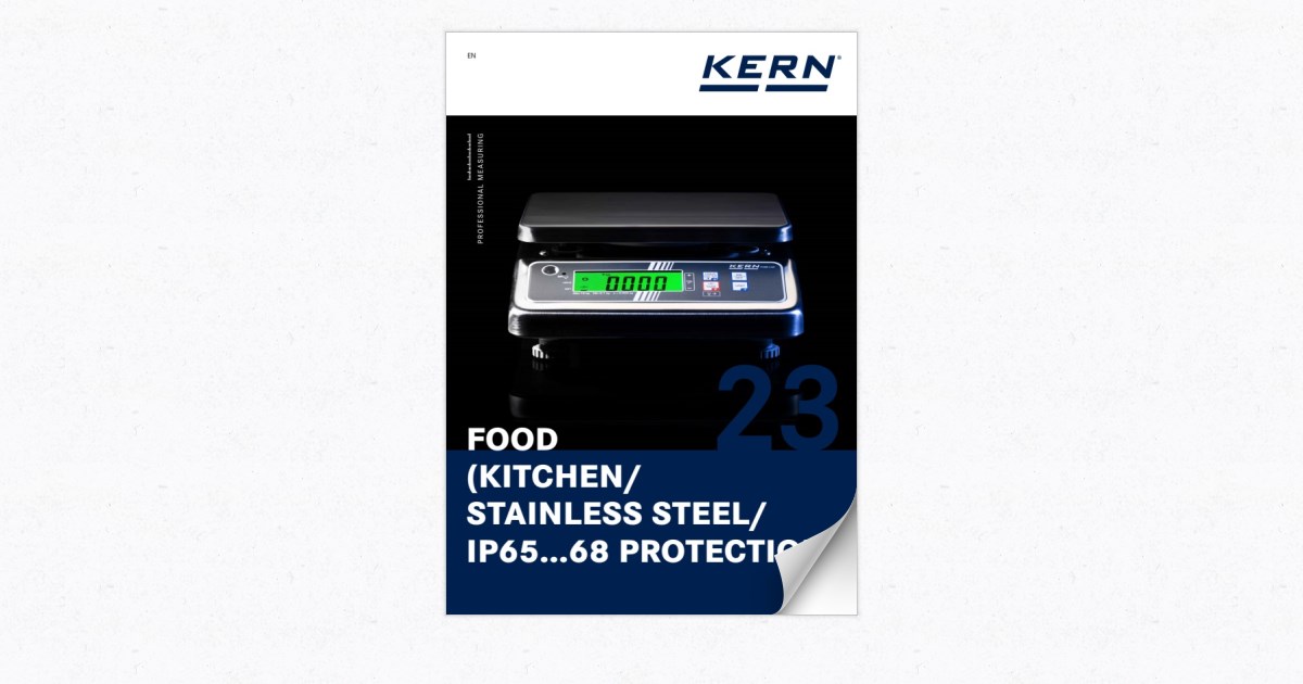KERN FOOD (Kitchen / Stainless-steel / IP65-68-protection)