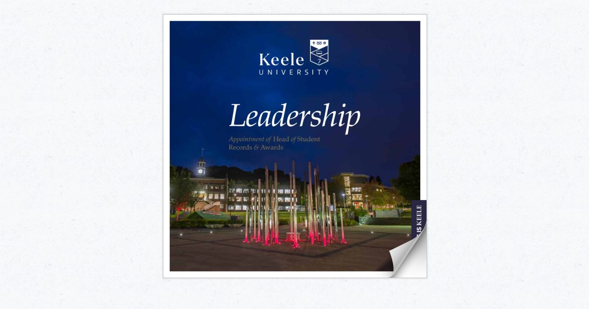 Head of Student Records & Awards - Keele University - Page 30-31