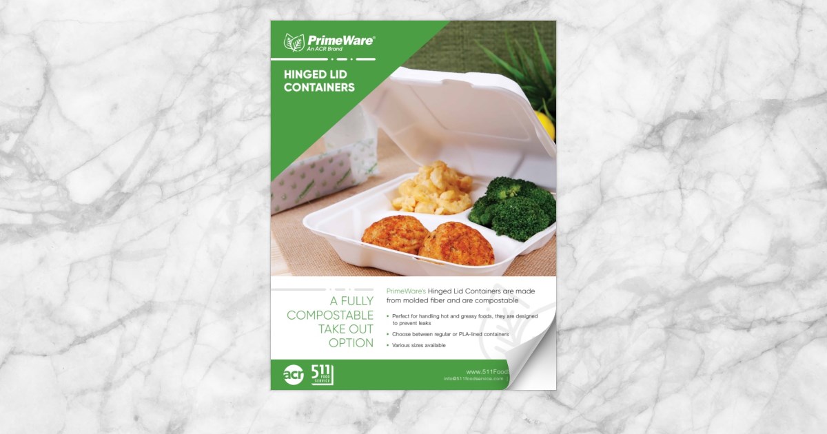 PrimeWare - Hinged Lid Containers