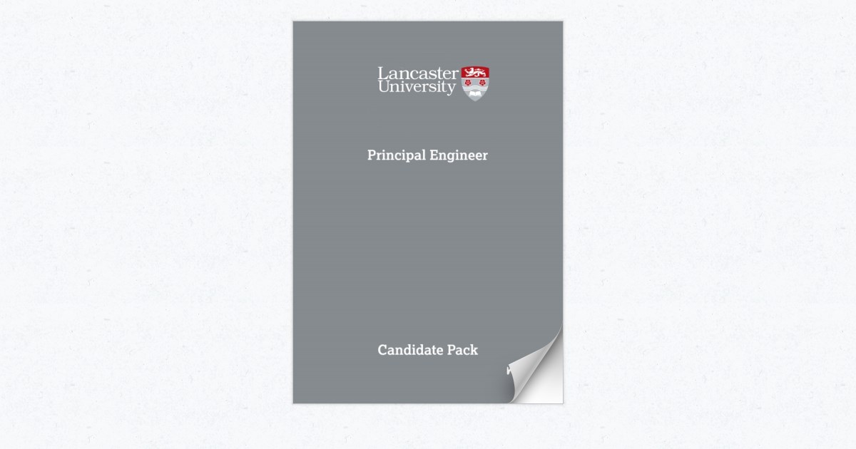 Lancaster University - Principal Engineer