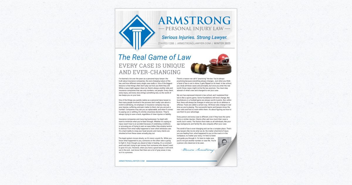 Armstrong Law - November 2025