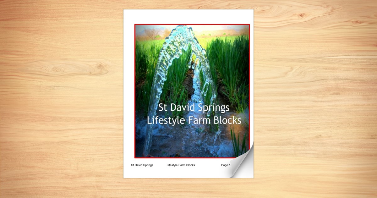 St David Springs Lifestyle Farm Blocks - Page 30