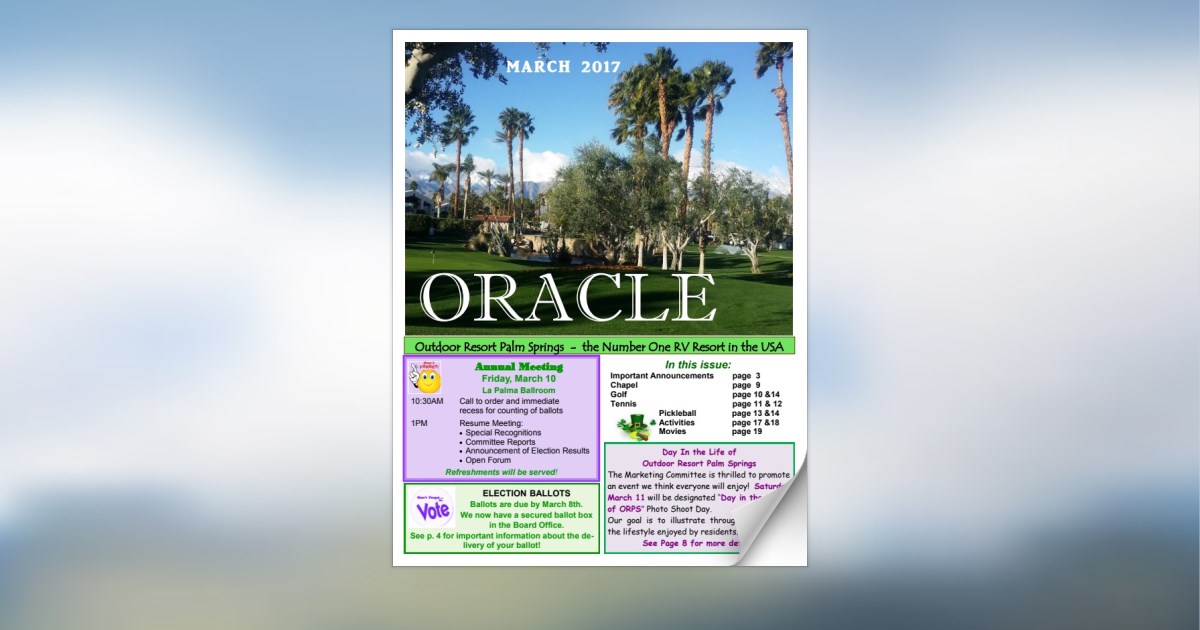 Oracle 3 2017