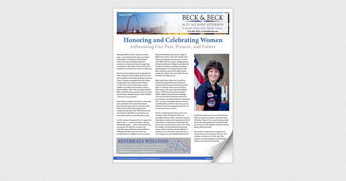 Beck & Beck Attorneys at Law - March 2020