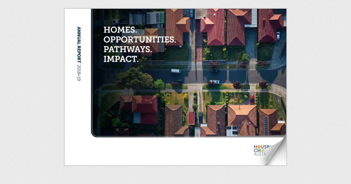 Housing Choices Australia Annual Report 2018-19