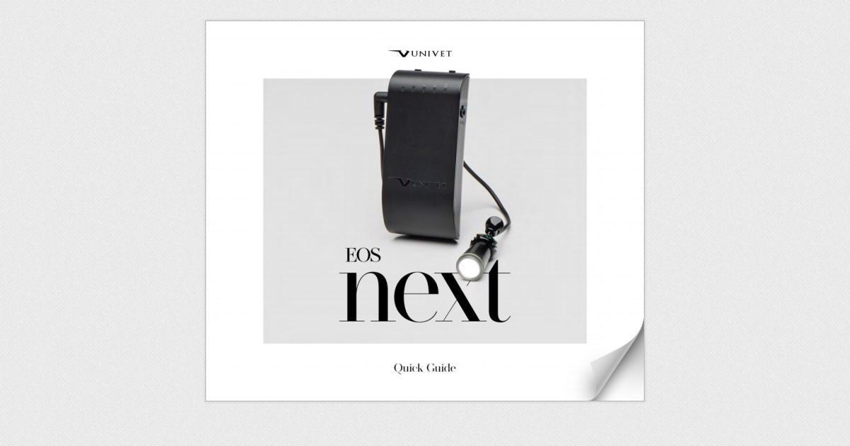 EOS NEXT Quick Guide - 5 languages