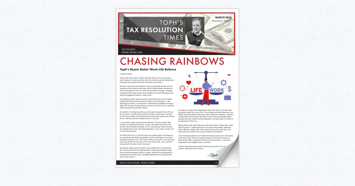 Cincinnati Tax Resolution - March 2025