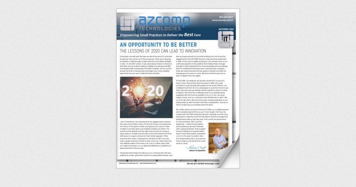 AZCOMP Technologies IT - December 2020 - Page 2