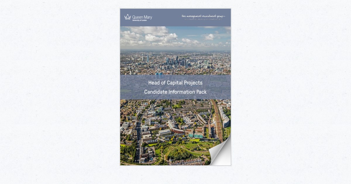 Head of Capital Projects - QMUL