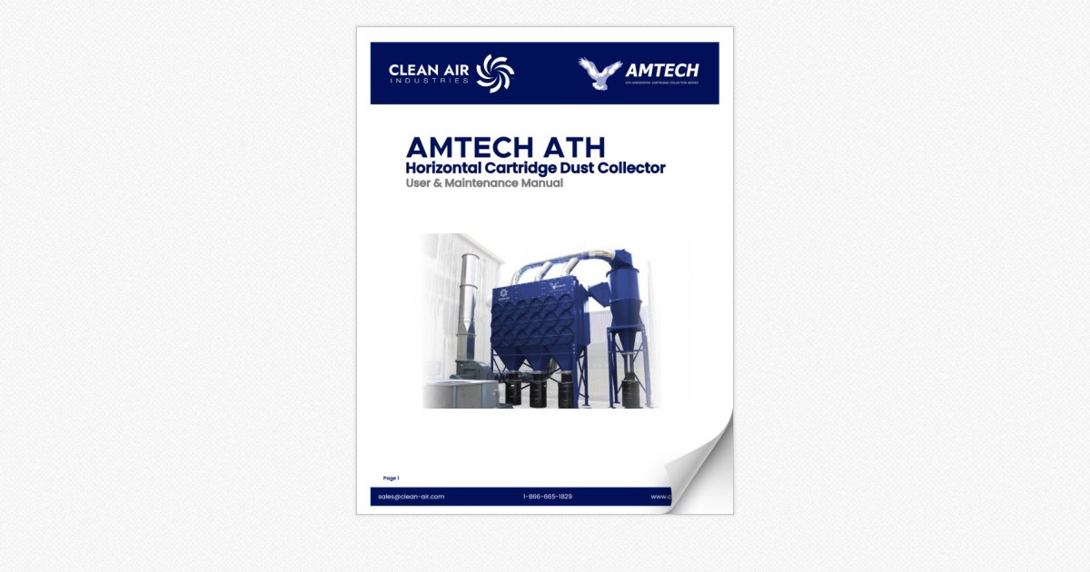 Amtech ATH Cartridge Dust Collector Series User Manual
