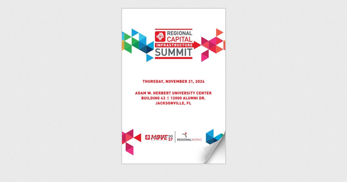 JTA Regional Capital Infrastructure Summit Program