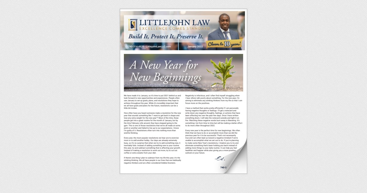 Littlejohn Law - January 2021
