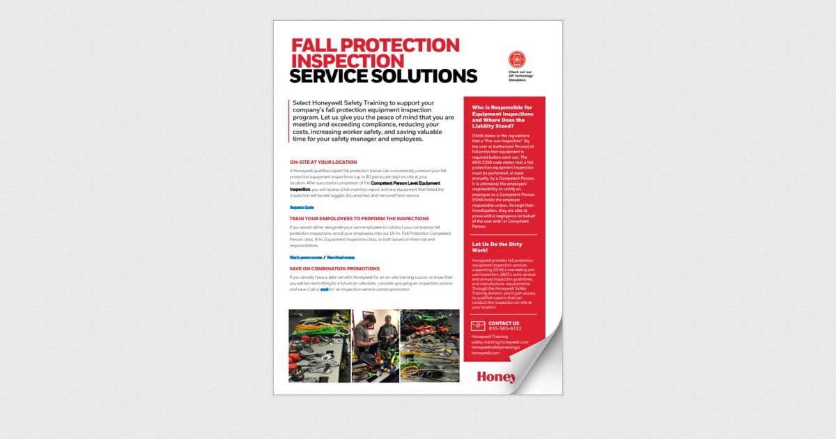 Fall Protection Inspection Service Solutions